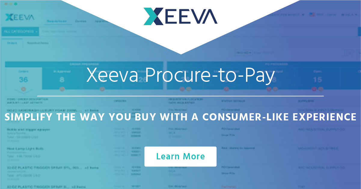 Xeeva Procure-to-Pay | Procure to Pay Software | Xeeva