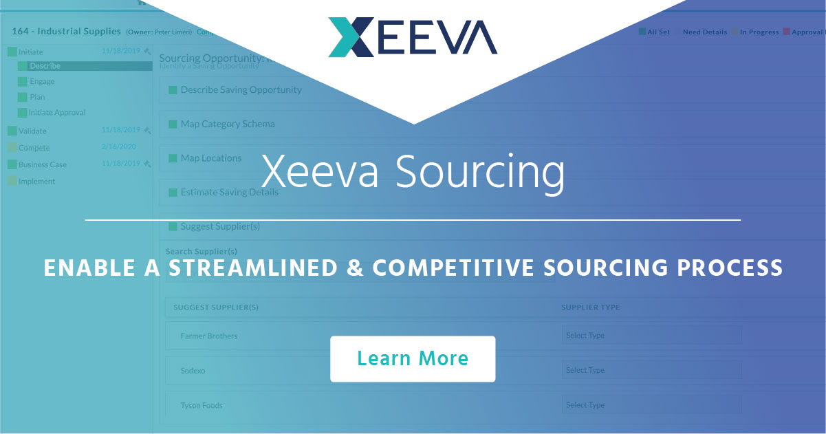Xeeva Sourcing | Strategic Sourcing Solution | Xeeva